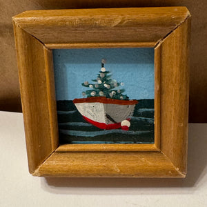 John Young holiday dory mini art- sbf – Wellfleet Marine Corporation