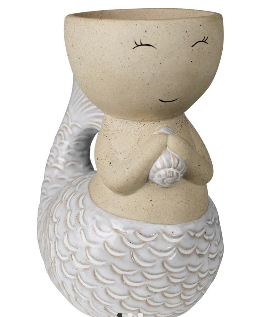 Tail flipping mermaid planter – Wellfleet Marine Corporation